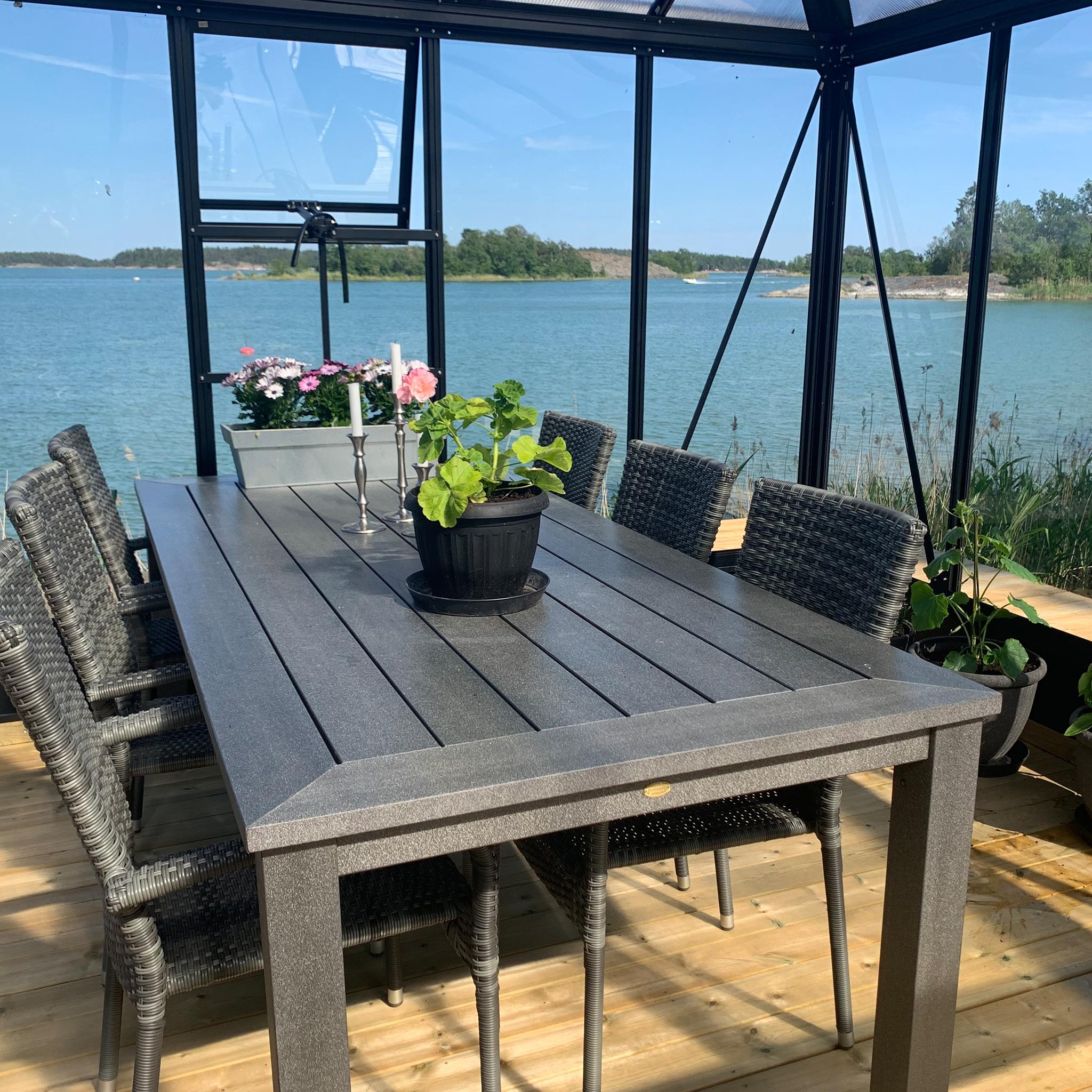 Orangeri og vinterhage 19,2m² | Square Premium Drivhus | Prisklok