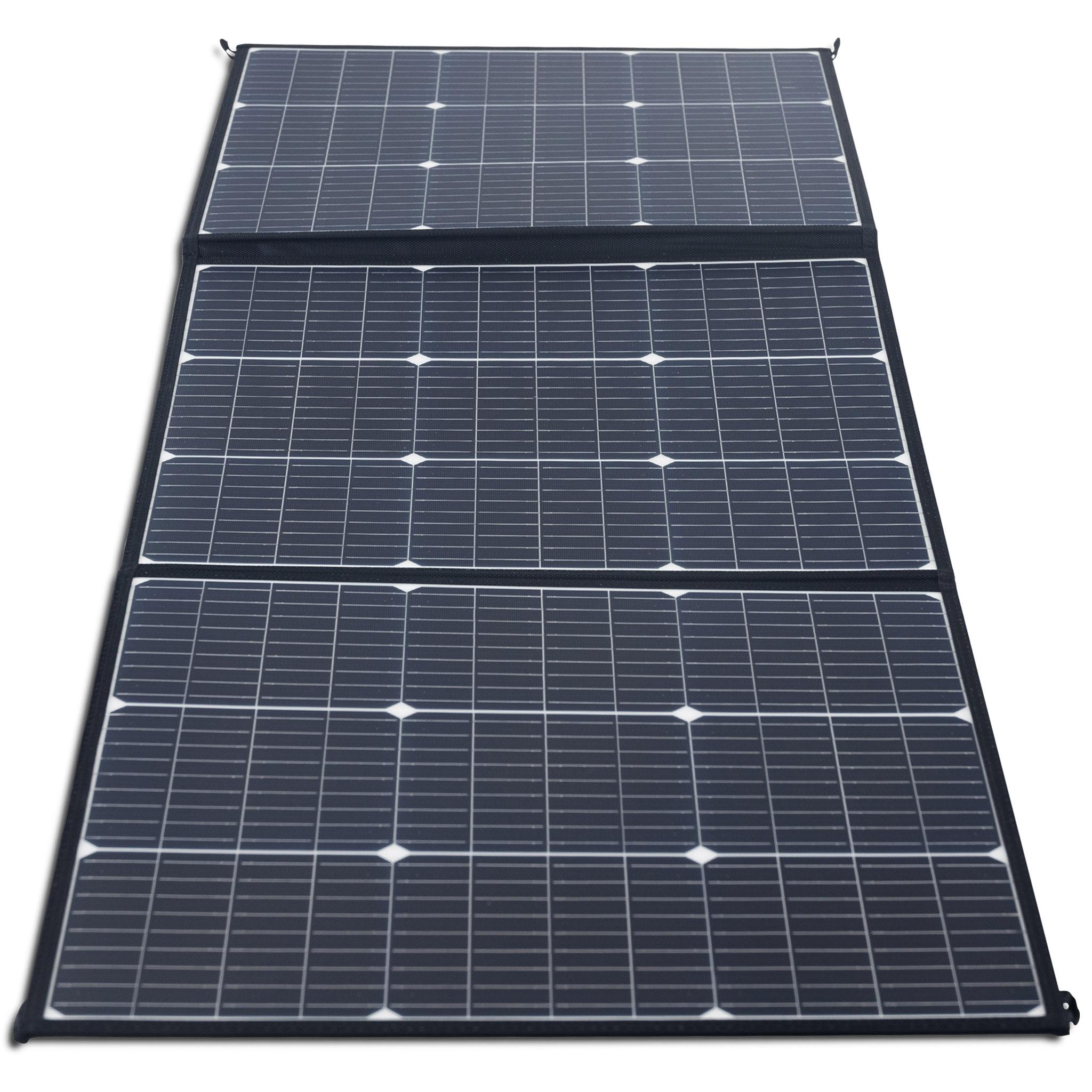 Solceller / Solpanel 150W med veske | Bærbar | Sammenleggbar | Prisklok