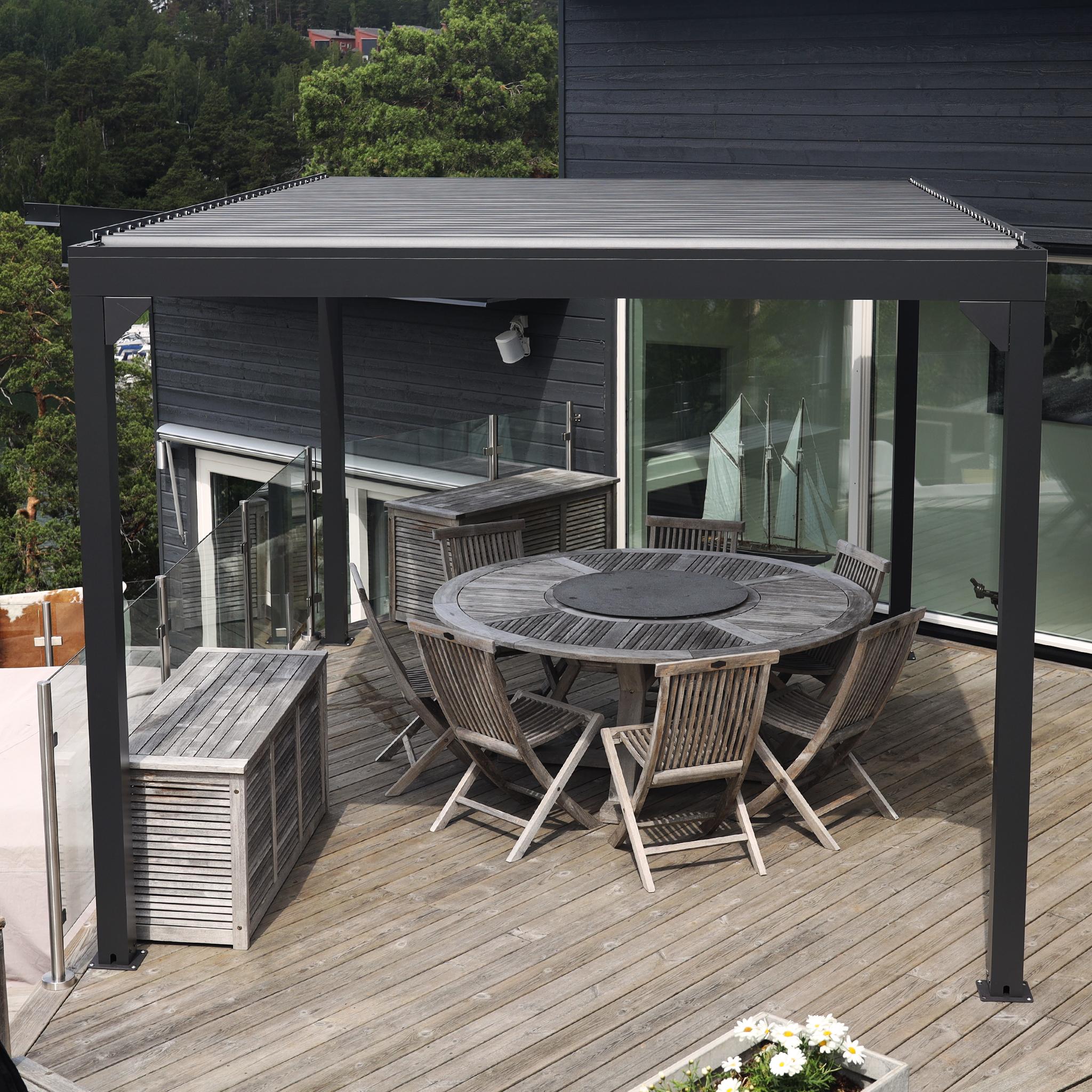Premium aluminium pergola | Laveste pris på Prisklok