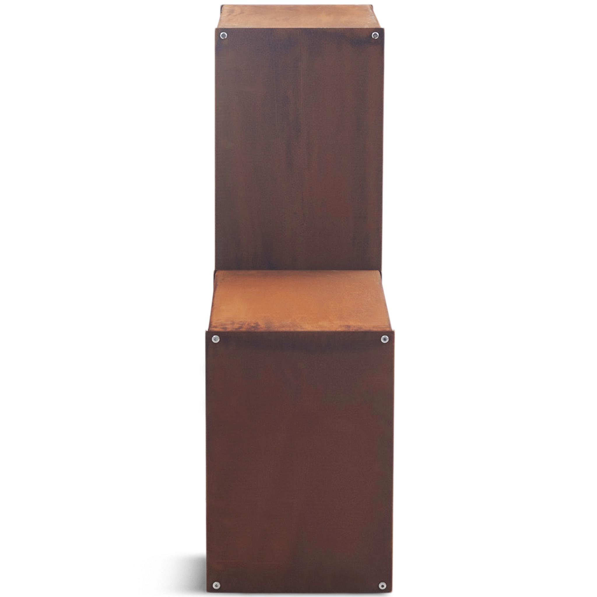 Trehylle 3mm cortenstål | Rektangulær | Kjøp på Prisklok