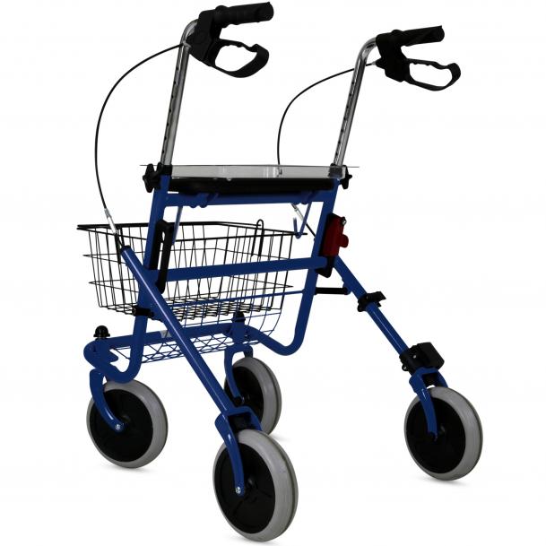 Rollator med store hjul for utendørs bruk | CA880 - Marineblå