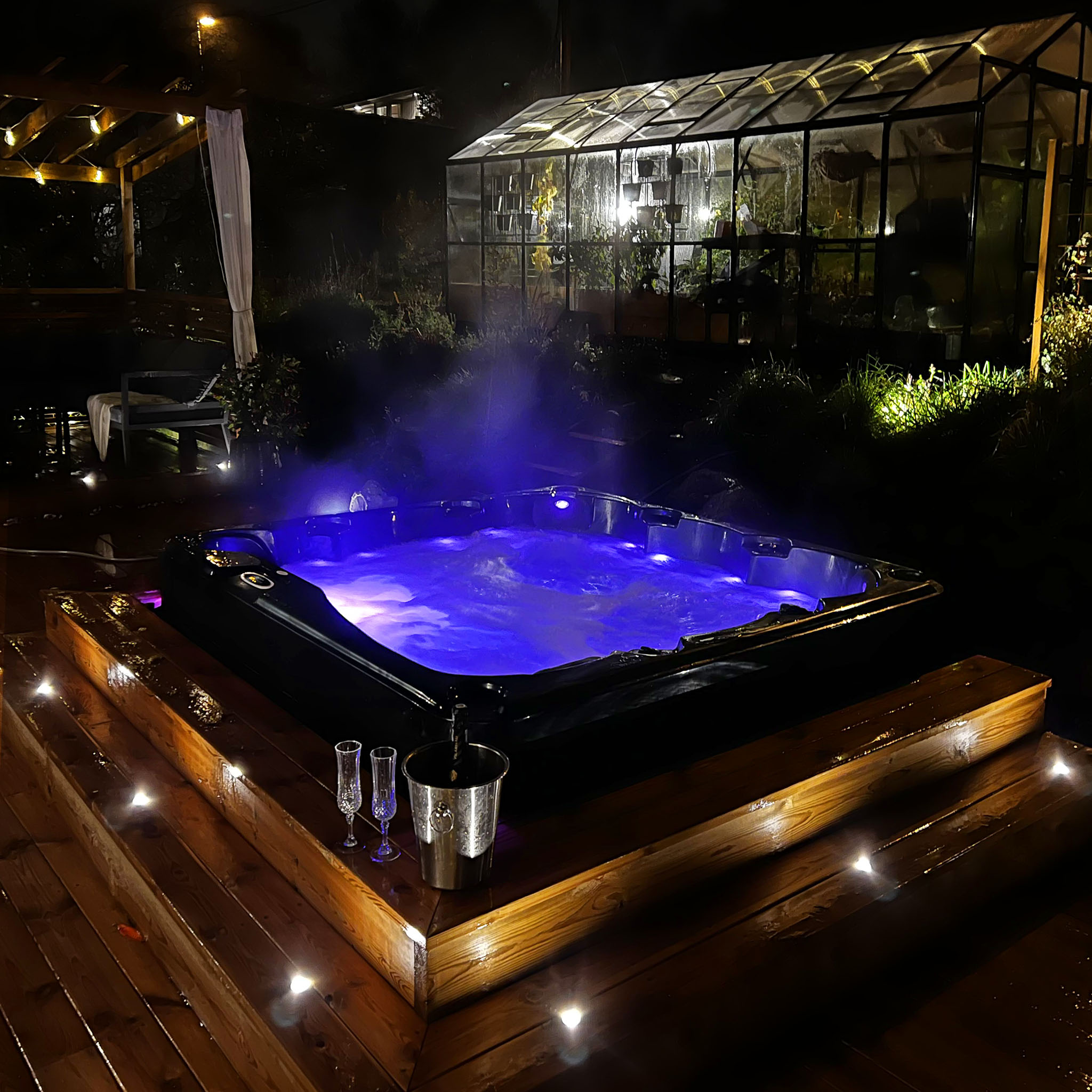 Boblebad Poseidon Blackline - Prisklok